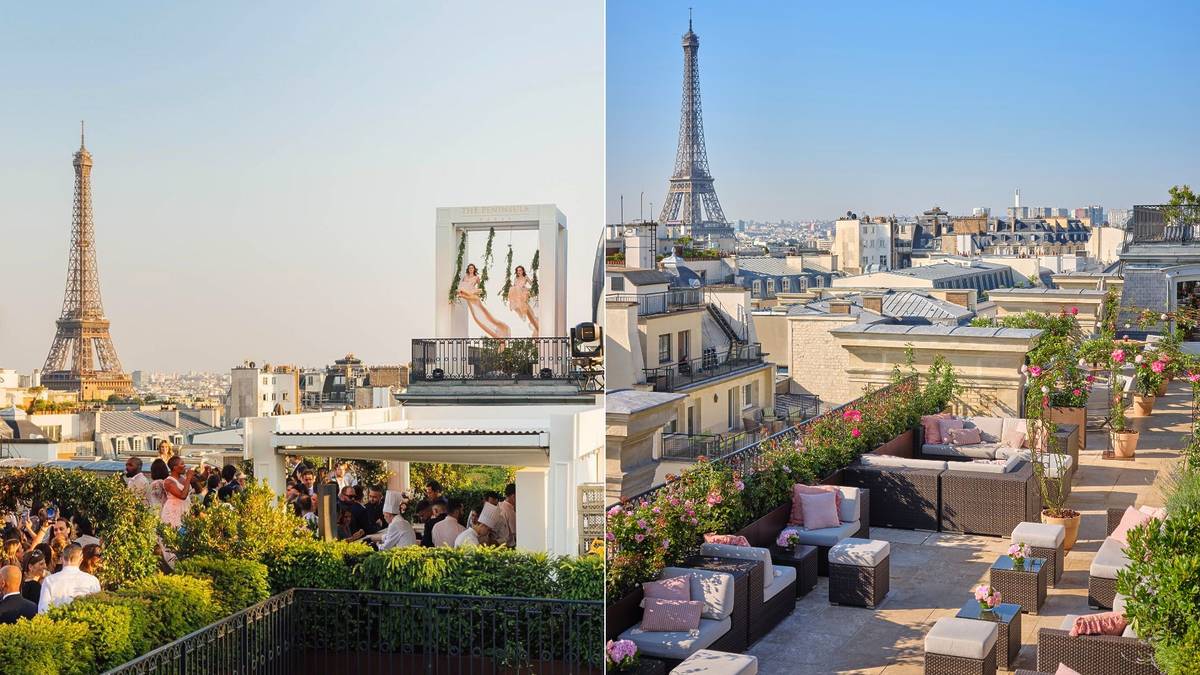 "Le Jardin Secret" The Rooftop Of The Peninsula Hotel In Paris