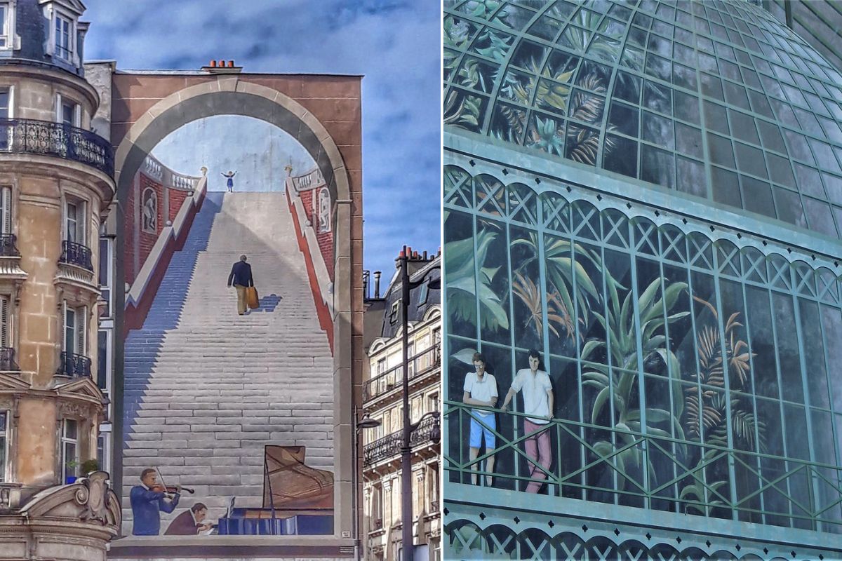 Découvrez les plus beaux trompe-l'oeil de Paris