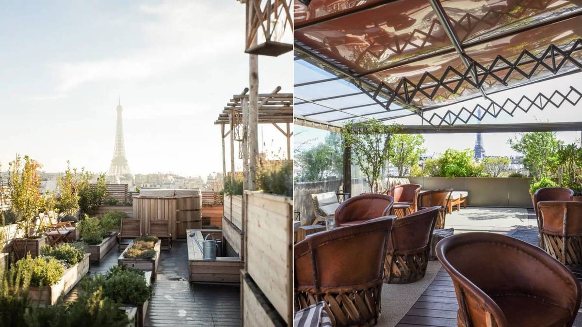 Rooftops With Breathtaking Views Of The Eiffel Tower In Paris!