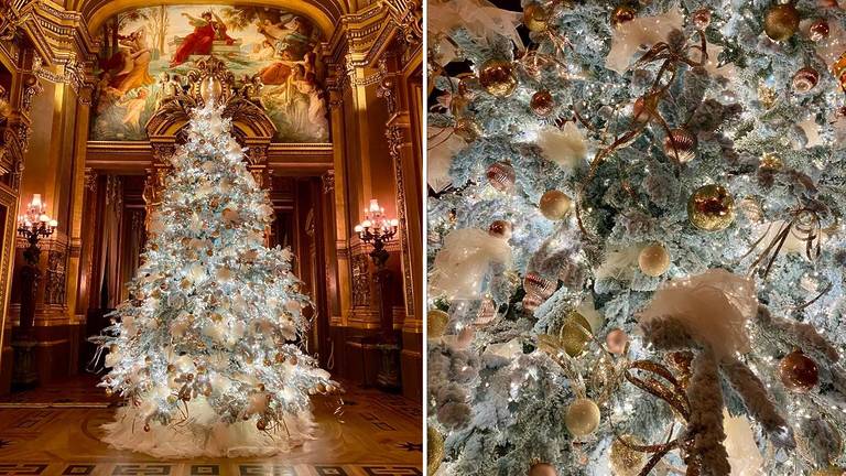 Opéra Garnier's sumptuous Christmas tree unveiled