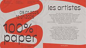 Hopare réunit 100 artistes avec son exposition 100% Paper