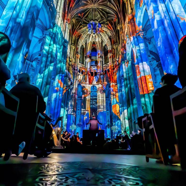 Luminiscence à Reims : le show arrive à la basilique Saint-Remi
