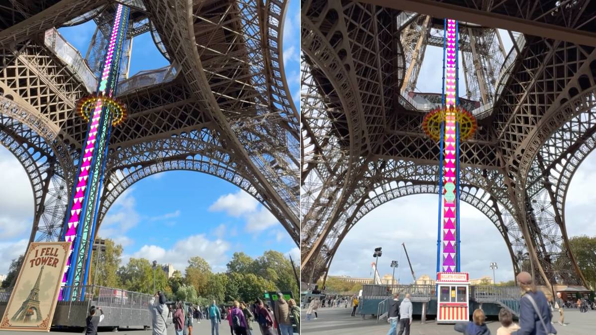 "I fell tower": the Eiffel Tower unveils a crazy new 120-meter free ...