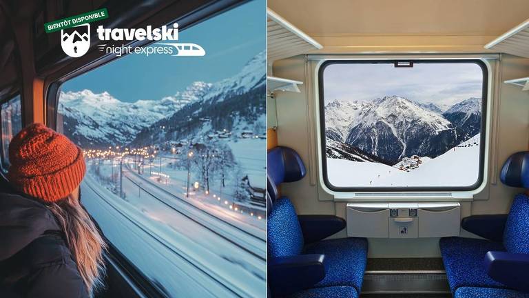 Paris night train: the Travelski Night Express at the foot of the slopes