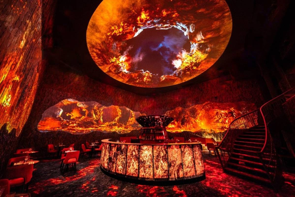 New immersive restaurant invites you to dine in a volcano