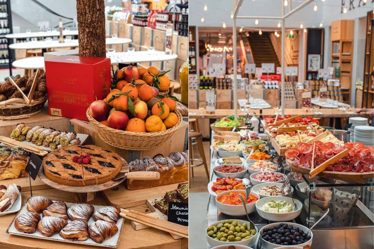 A 2500 m2 all-you-can-eat Italian brunch in Paris