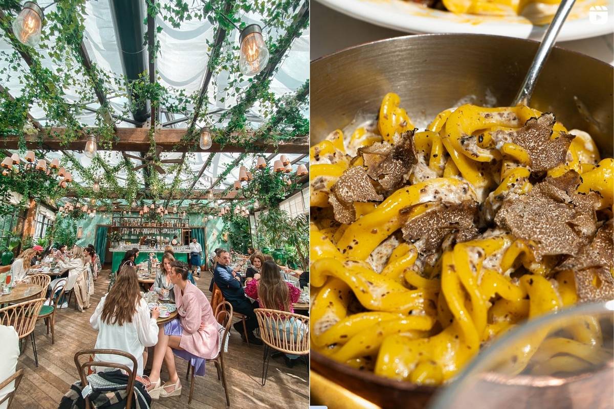 This 4-storey restaurant is the most beautiful Italian restaurant in Paris