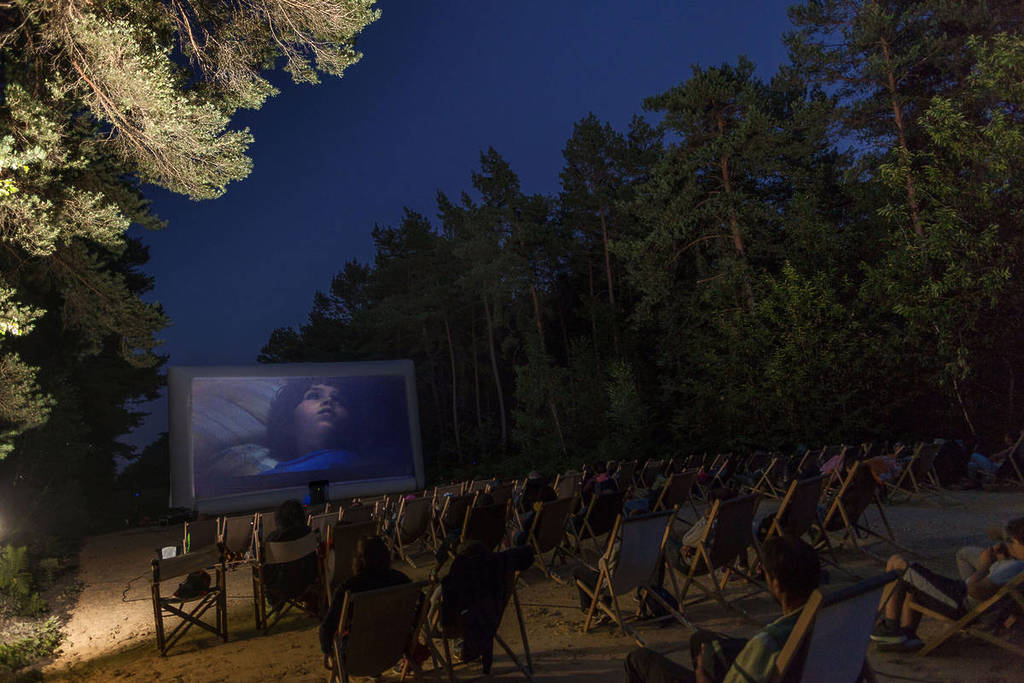 Branche et ciné, film screenings in the forest