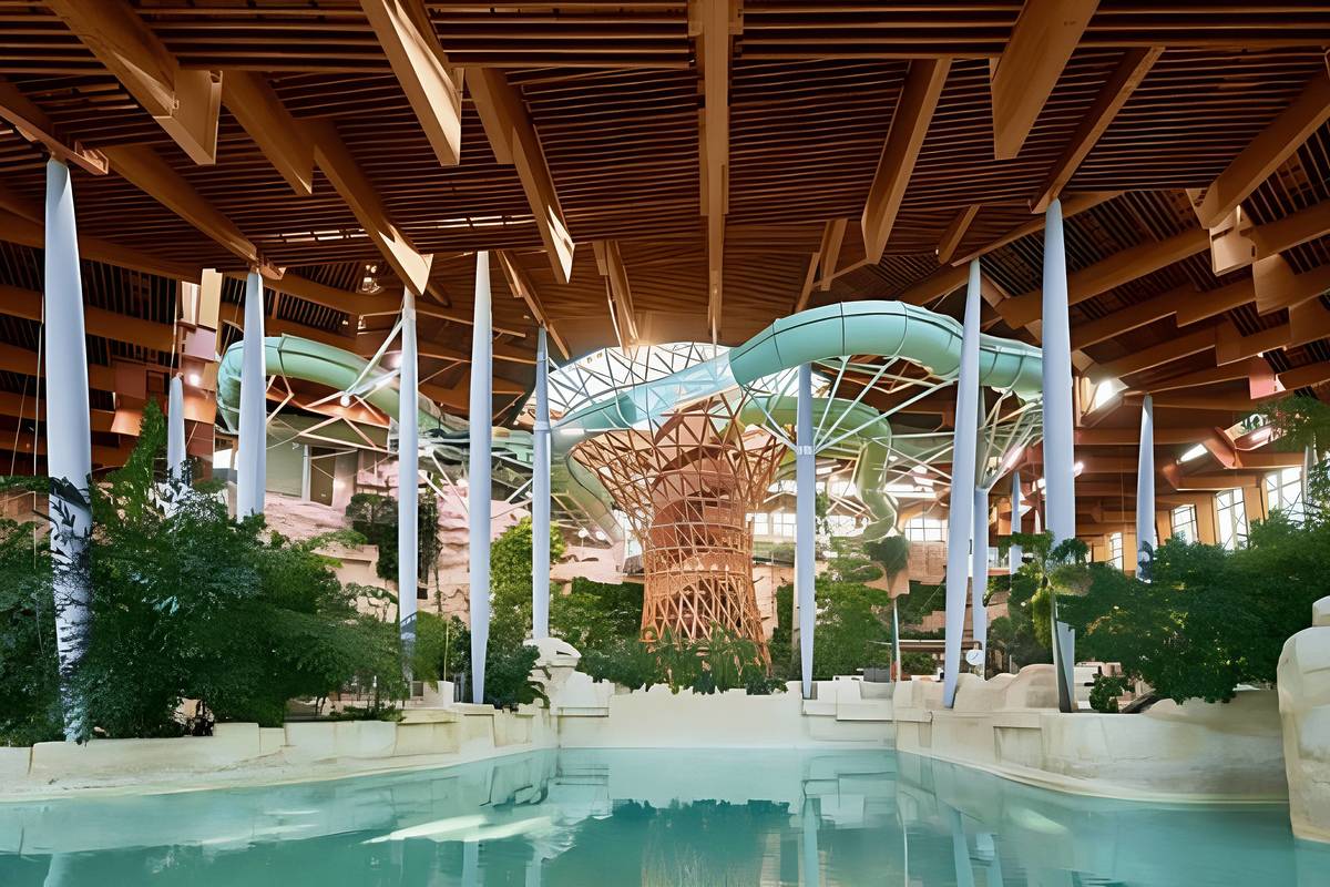 À 35 min de Paris, ce parc aquatique est caché en pleine nature