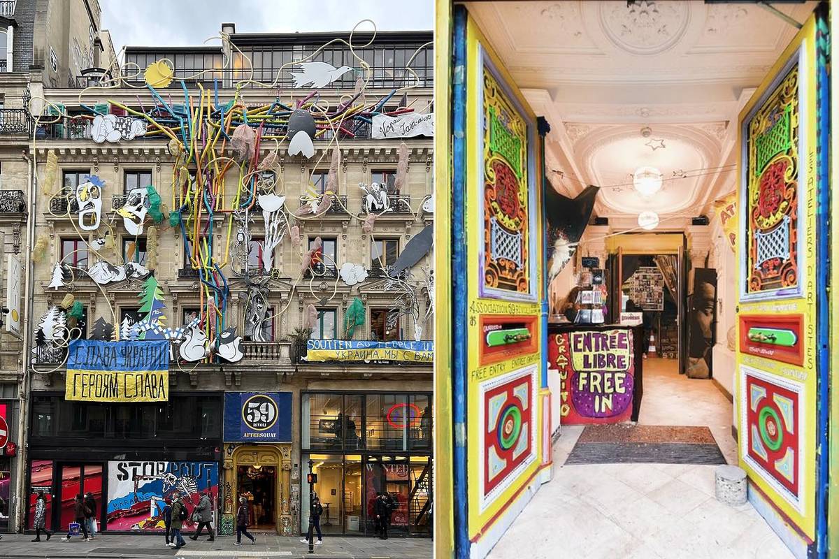 Este elegante edificio esconde una enorme galería de arte inusual y ...