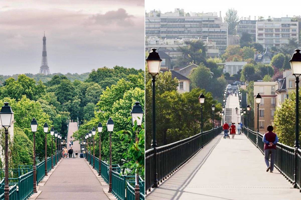 Paris footbridge: a Gustave Eiffel Tower view to discover