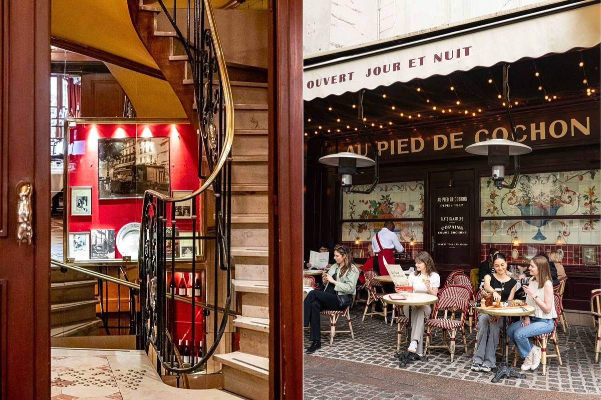 Au Pied de Cochon, the 24/7 brasserie in Paris