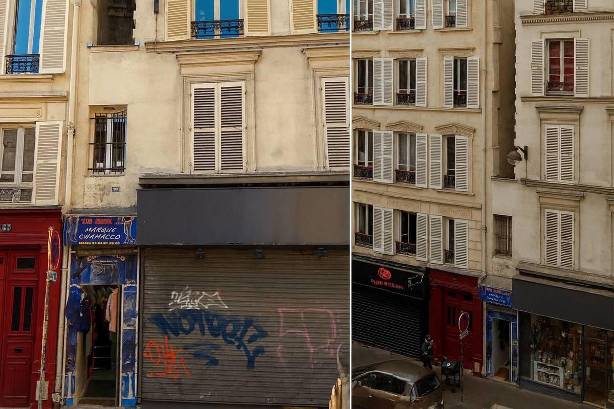 Avec ses 4 m2 de surface et 1,10 m de large, la plus petite maison de Paris est tellement ...
