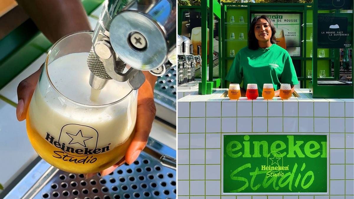 Heineken® Studio révèle la première bière à l’infusion de mousse