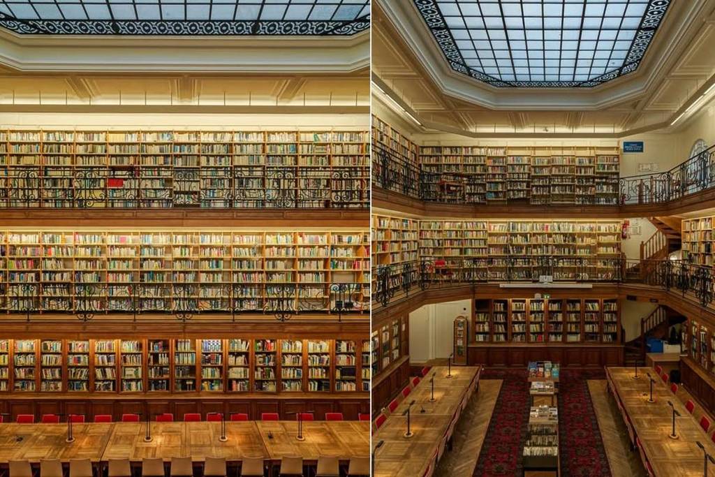 Just a stone's throw from the Luxembourg Gardens, this hidden library ...