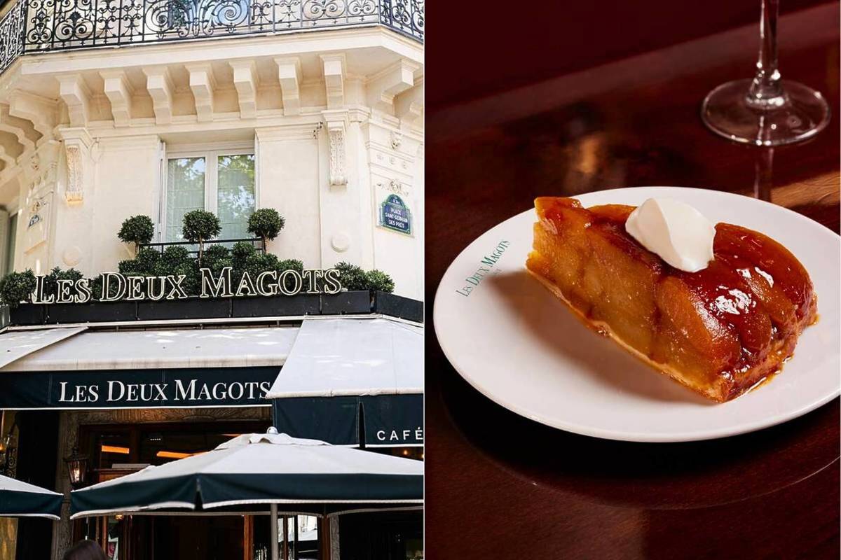 Les Deux Magots, an emblematic literary café in Paris