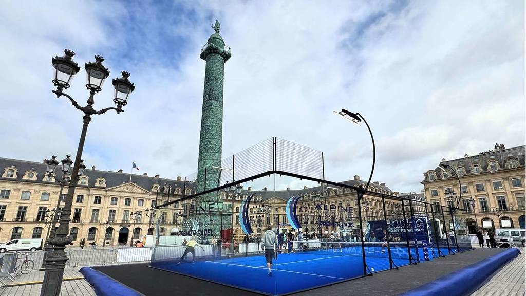 La place Vendôme en terrain de padel ? On a testé l'expérience