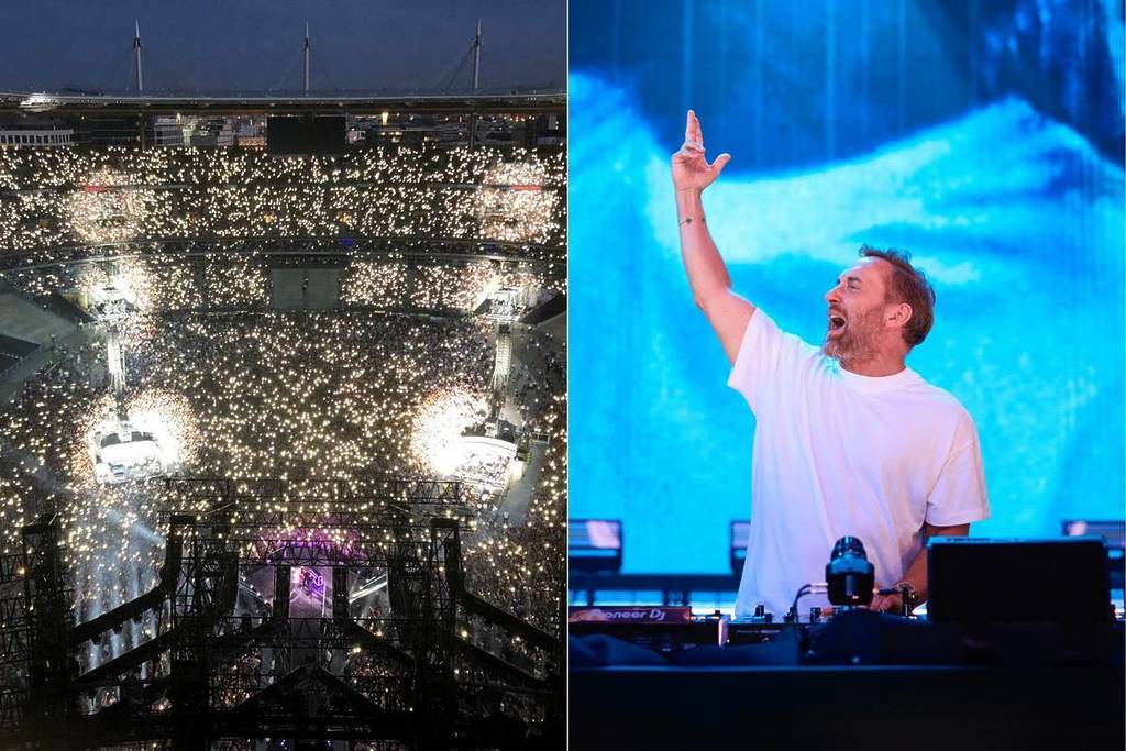David Guetta in concert at the Stade de France for the first time