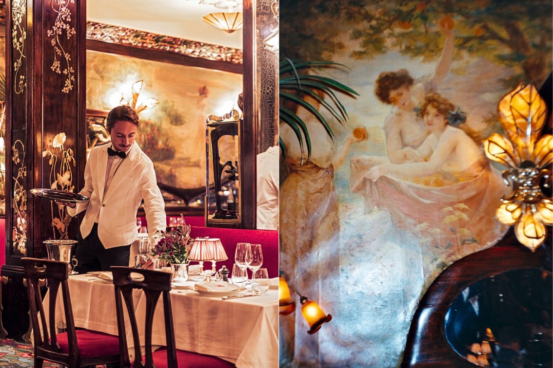 Maxim's, the world's most famous restaurant, an Art Nouveau jewel