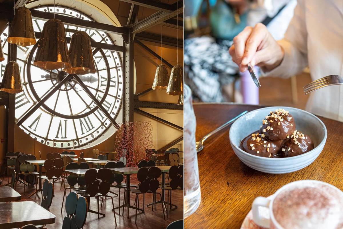 Hidden away in a famous Paris museum, this magnificent café is ...