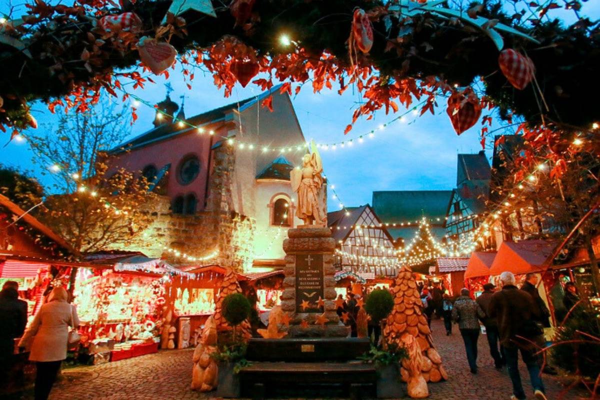 This authentic Christmas market is held in a village voted one of the ...