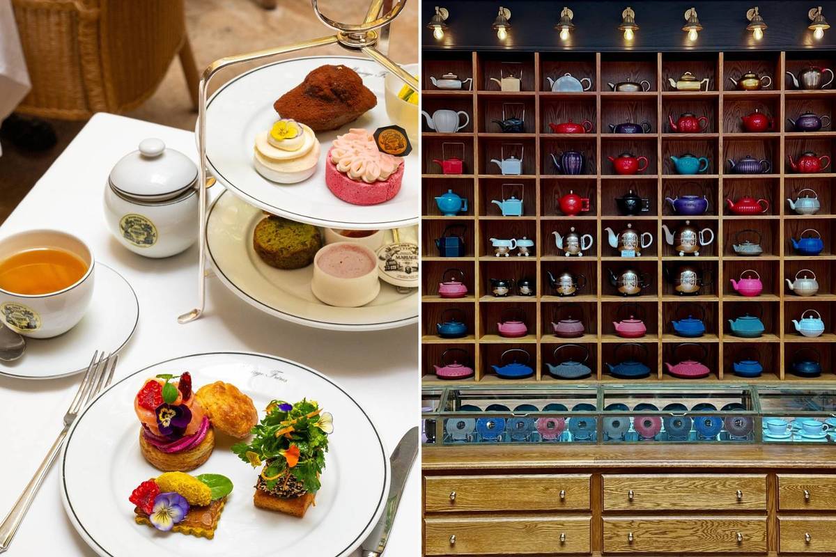 This elegant 170-year-old tearoom is said to be the oldest in Paris: it ...
