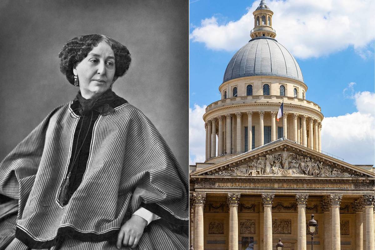 George Sand em breve no Panthéon, por ocasião do 150ᵉ aniversário