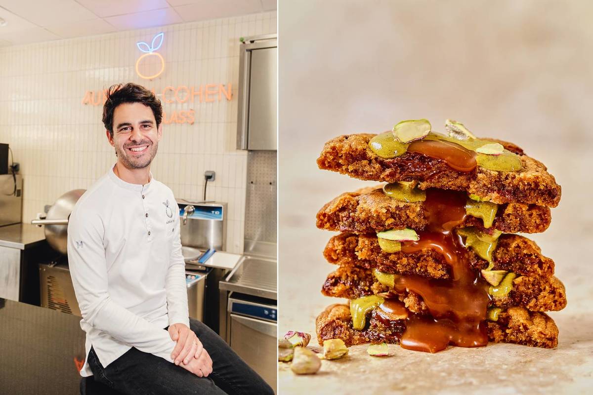 To celebrate the opening of his new sweet spot, chef Aurélien Cohen is ...
