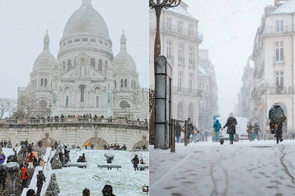 Snow in Paris this Wednesday: -4 degrees, 5 cm of snow expected