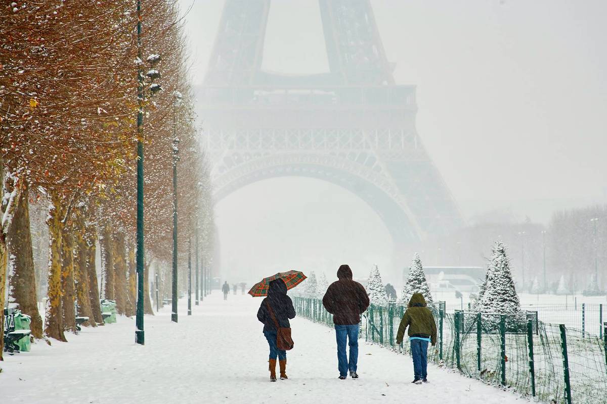 New cold snap and snow in Paris: why could a "polar vortex" hit the ...