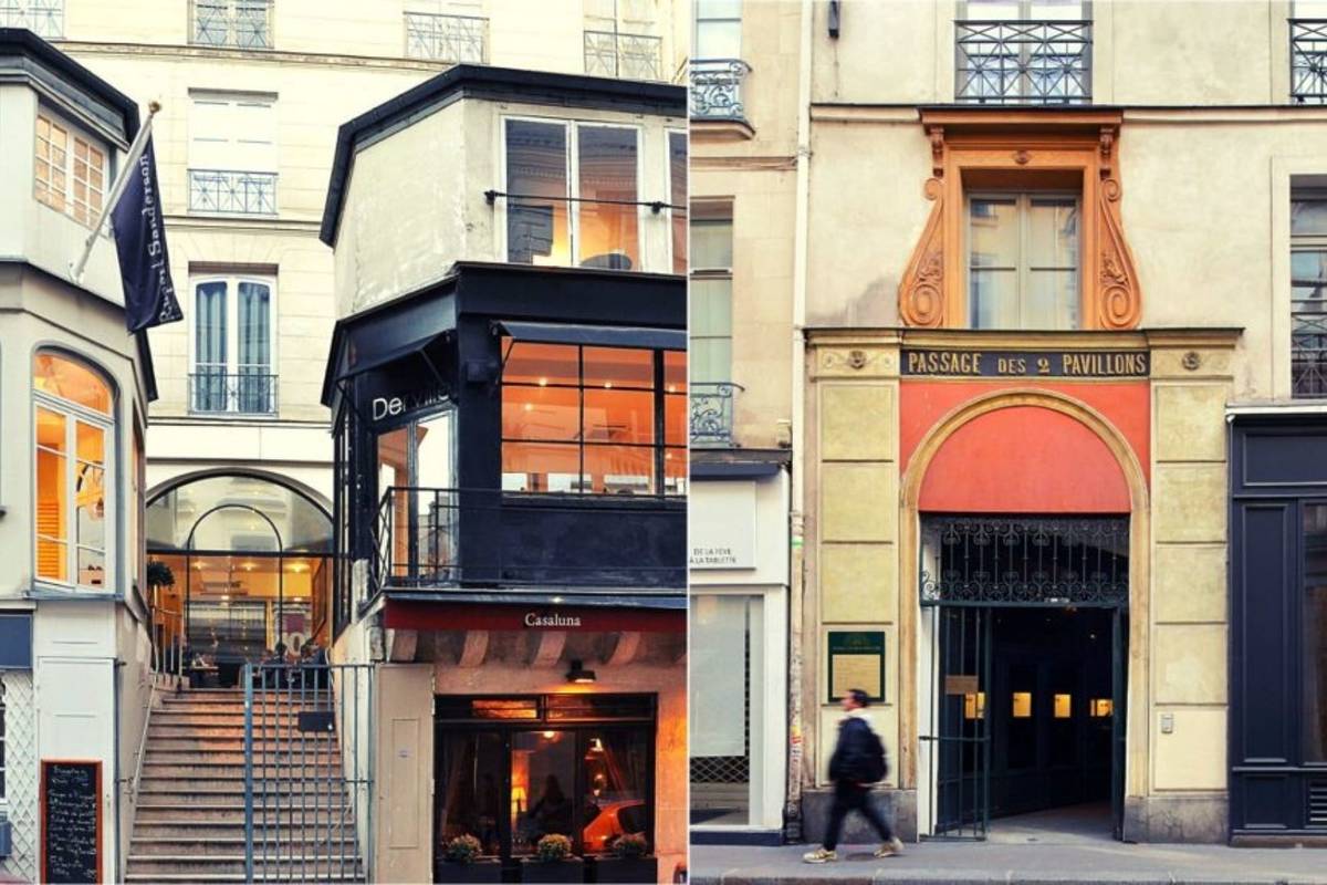 The smallest covered passageway in Paris is hidden away in the heart of ...