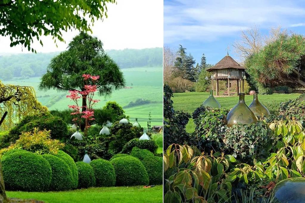 Op 1 uur van Parijs lijkt deze 7 hectare grote tuin, die is geklasseerd ...