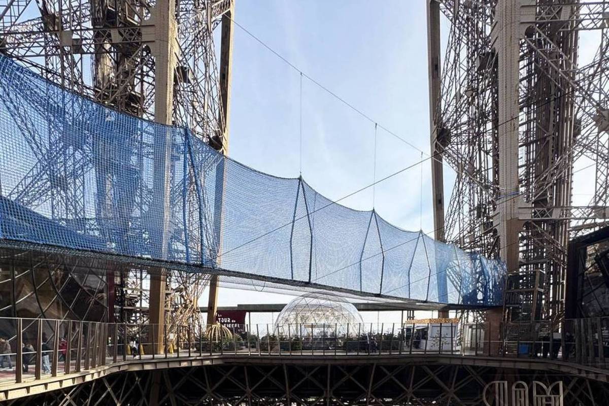 Suspended more than 60 meters above the ground, France’s highest urban ...