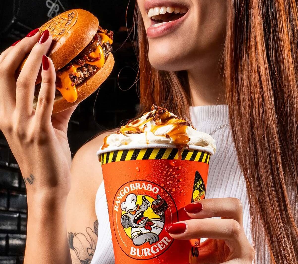 Rango Brabo Burger: conheça a hamburgueria do Podpah