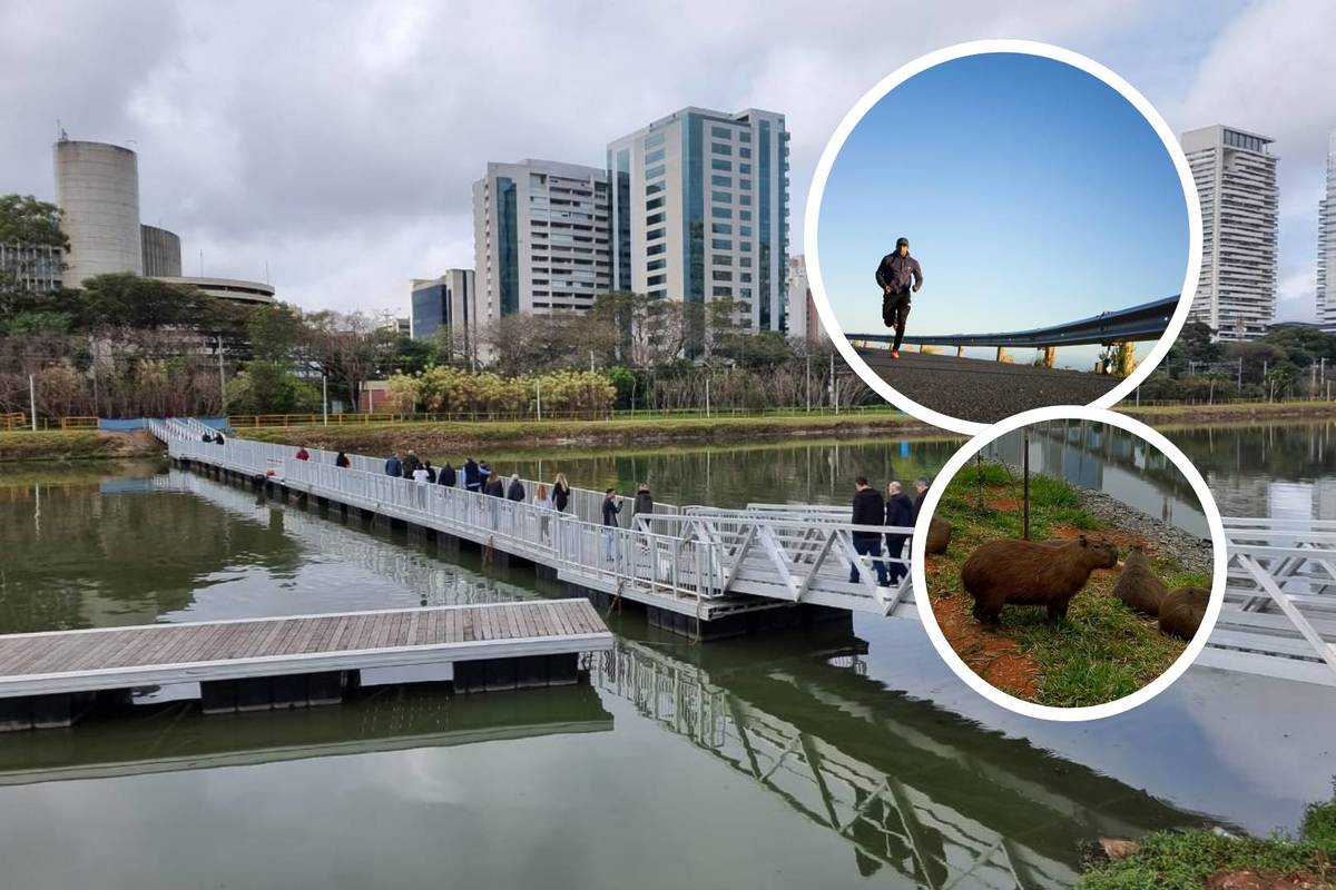 With a length of 17 km and floating walkways, this giant linear park is ...