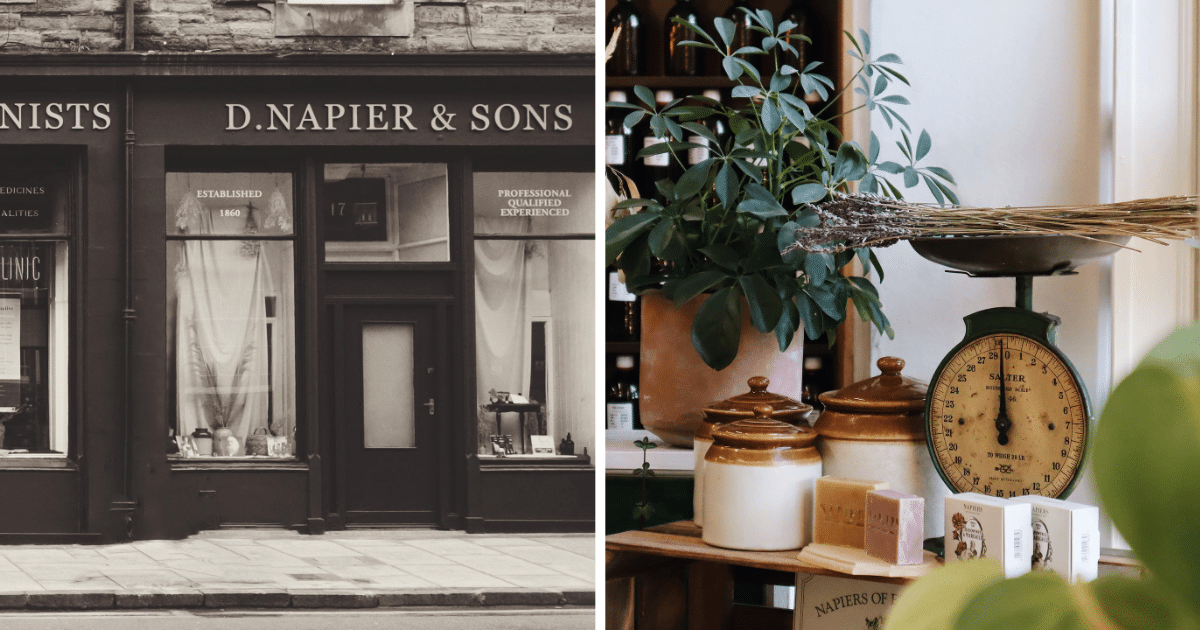 Napiers: Edinburgh's Oldest Apothecary Is 163 Years Old