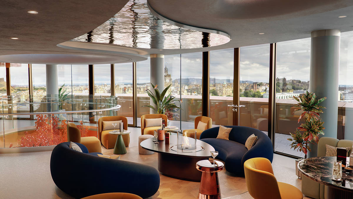 W Edinburgh Offers Rooftop Bar With Stunning 360 Views