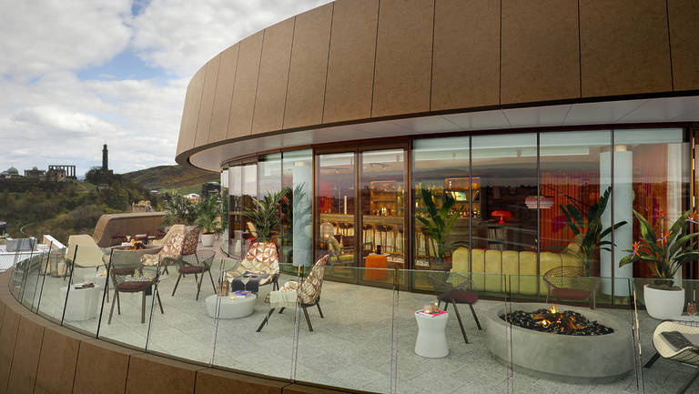 W Edinburgh Offers Rooftop Bar With Stunning 360 Views