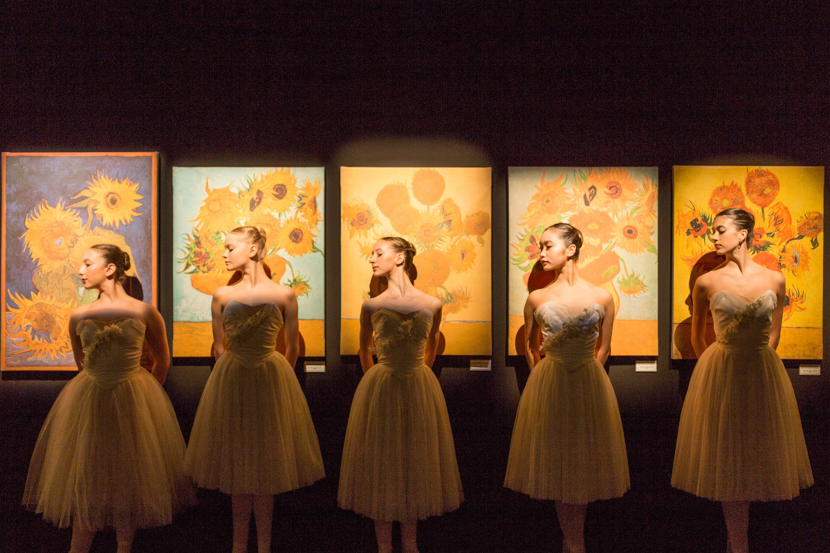 There Are Ballet Classes At Van Gogh: The Immersive Experience