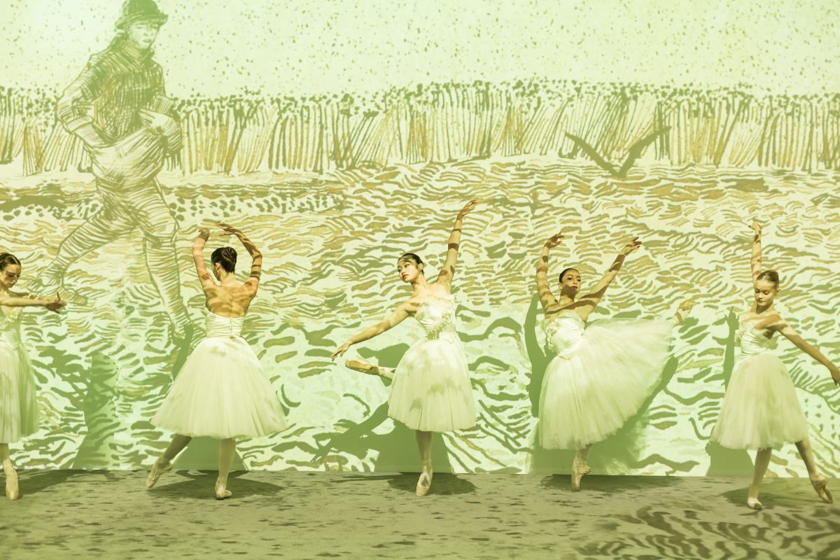 There Are Ballet Classes At Van Gogh: The Immersive Experience