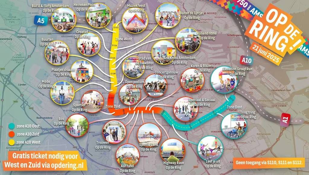 Festival Op De Ring: A Highway Rave Hits Amsterdam on June 21!