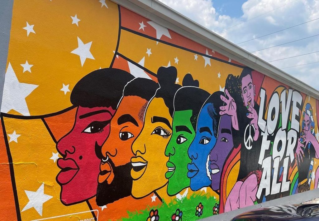 This Stunning Mural In Little Five Points Honors Pride Month And ...