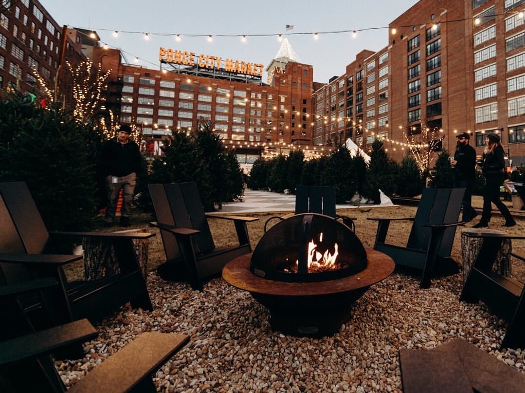 The Iconic Roof At Ponce City Market Has Transformed Into A Winter ...