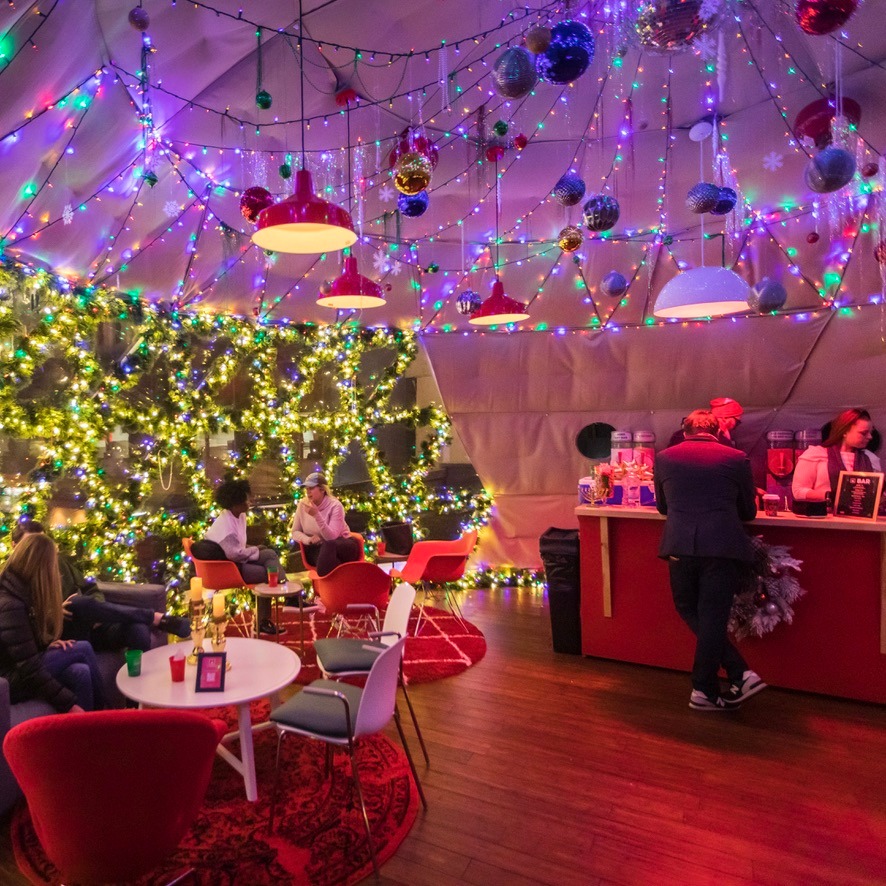 Colony Square Will Be Home To This Epic Igloo Pop-Up Bar For The Holidays