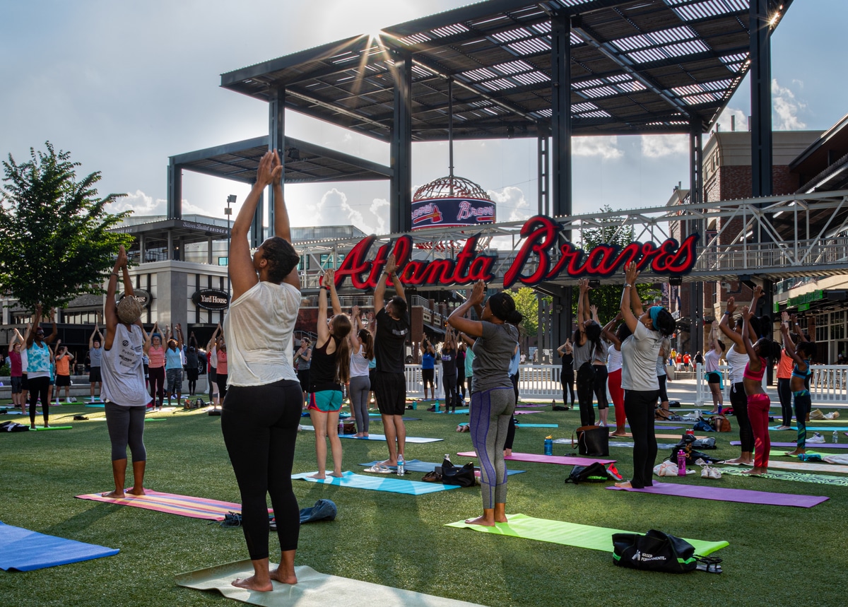 Kick Off The Week Stress-Free At Battery Atlanta's Yoga Every Monday