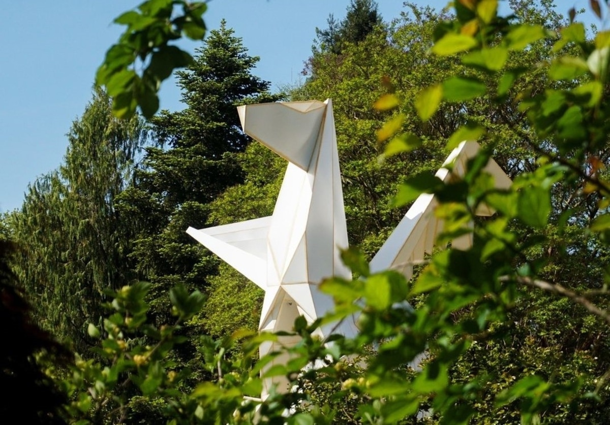 Giant Origami Structures Have Taken Over The Atlanta Botanical Garden