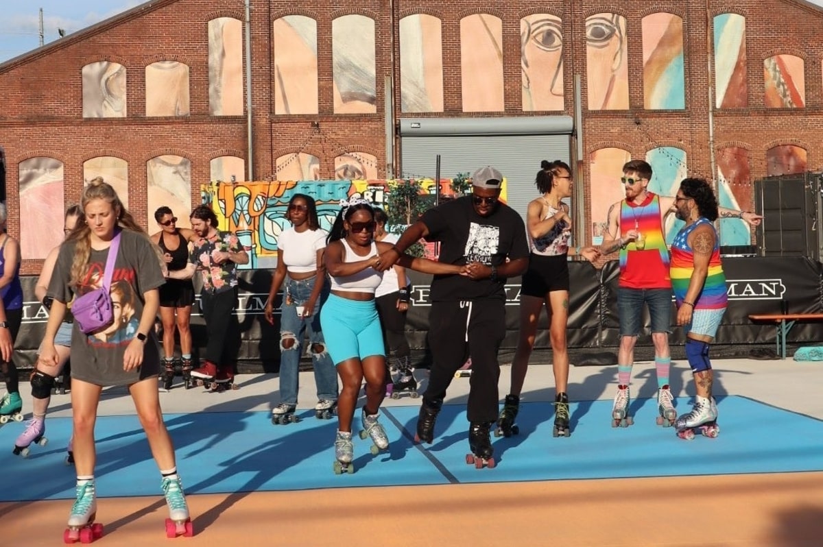 Enjoy Open Skate Night At Pullman Yard's Weekly Roller Rink Disco