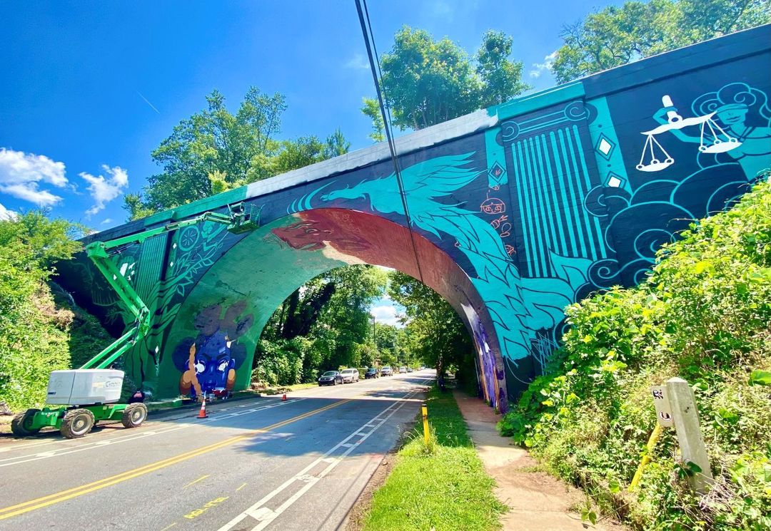 This Bridge On The BeltLine Has Been Transformed Into A Street Art ...