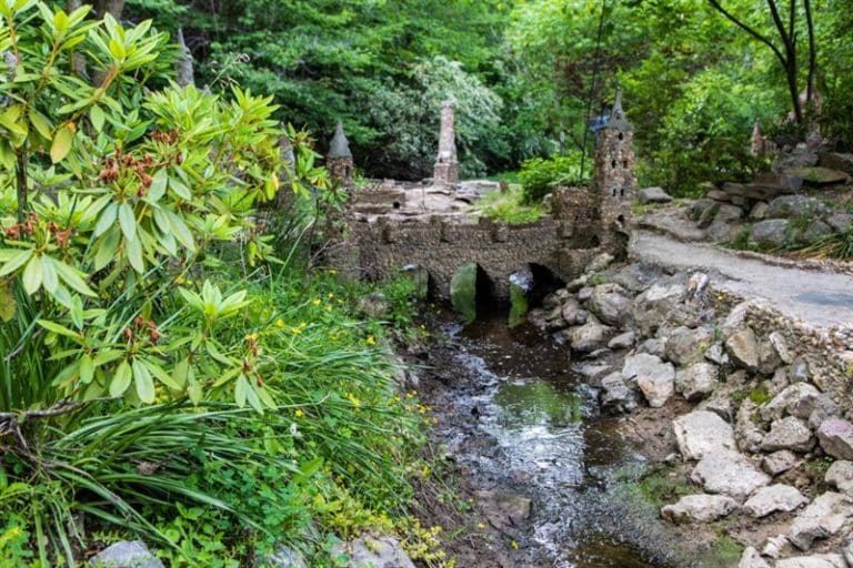 Explore This Magical Mini Village Made Entirely Out Of Rocks In Calhoun