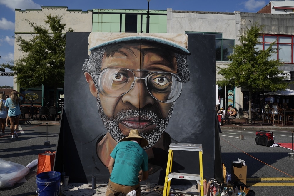 Craft Beer & Chalk Art Collide At Marietta's Iconic Chalktoberfest